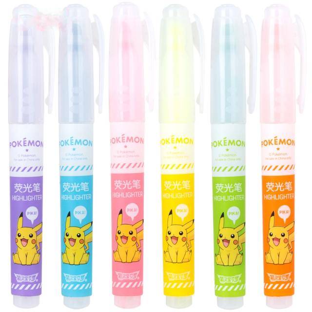 Anime Pokemon Pikachu Highlighter Color Marker Pen - KawaiiMerch.com