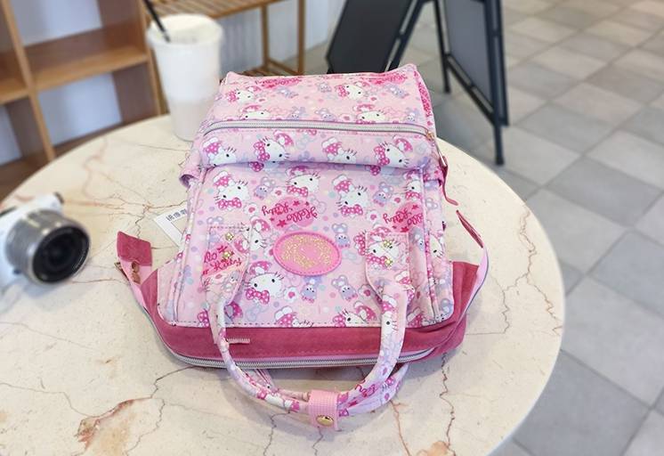 Cartoon Hello Kitty My Melody Printed Travel Bag - KawaiiMerch.com
