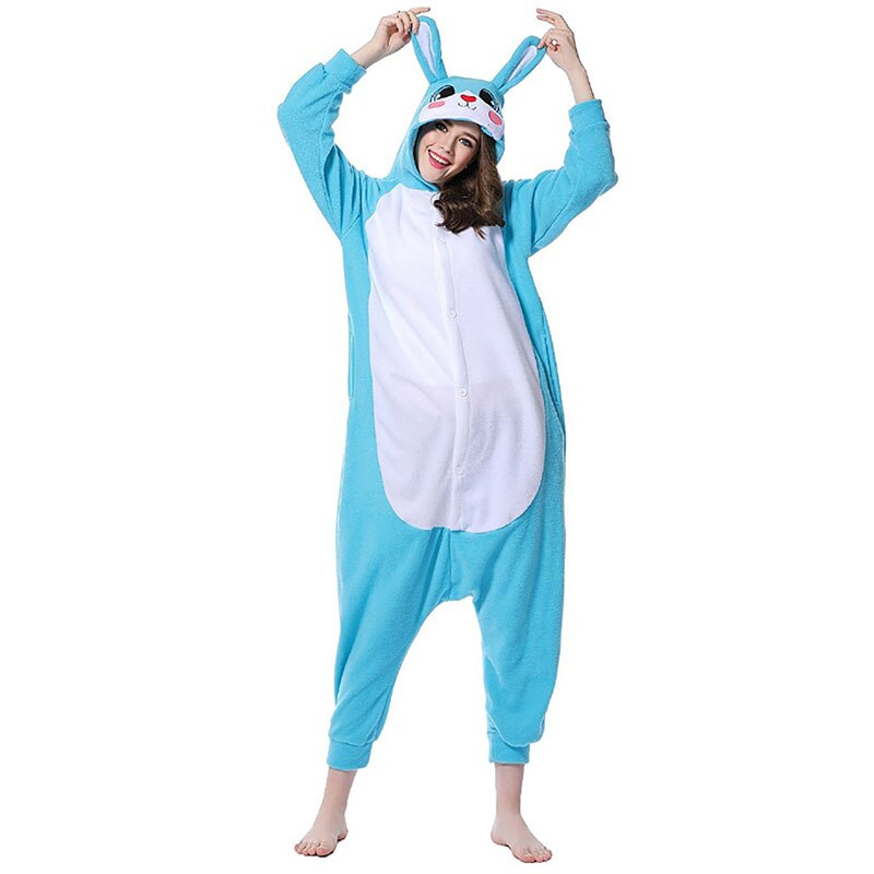 Animal Rabbits Kigurumi Onesie Pajama Sleepwear - KawaiiMerch.com