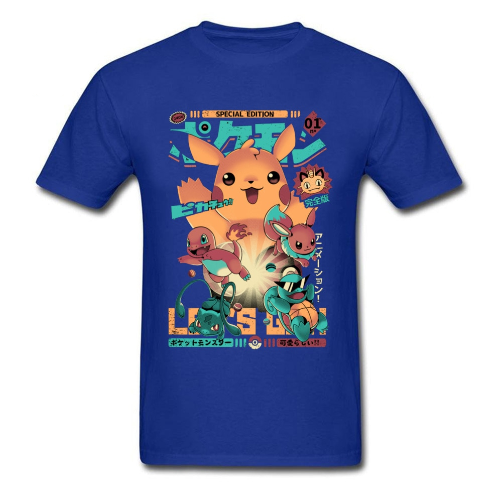 Flash Pokemon Pikachu Tortoise Print T-Shirt - KawaiiMerch.com