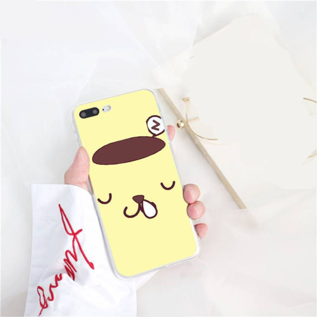 Pom Pom Purin Cartoon Soft Phone Case For IPhone - KawaiiMerch.com