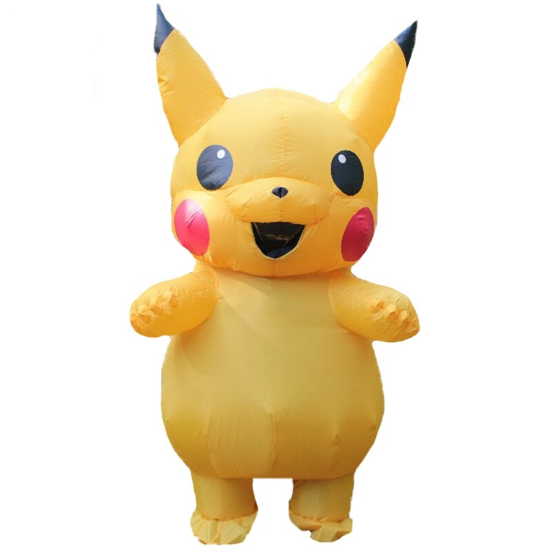 Pikachu Cartoon Inflatable Jumpsuit Costumes - KawaiiMerch.com