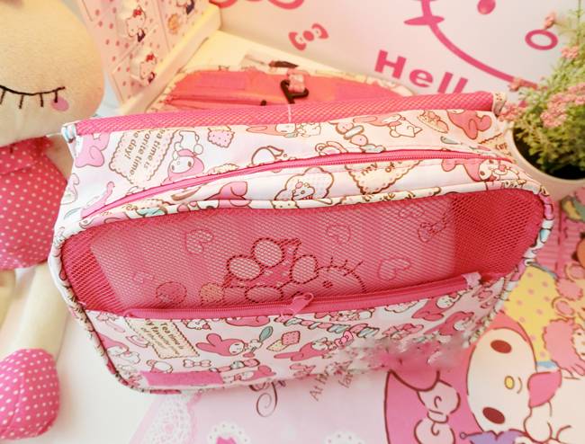 Cute Cartoon My Melody Cosmetic Hang Bag - KawaiiMerch.com