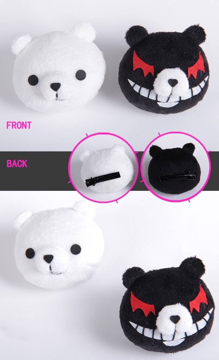 Danganronpa monokuma Monomi Plush Toy Bear White And Black Prop ...
