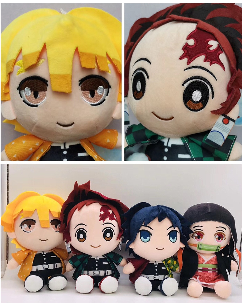 Anime Demon Slayer Kamado Tanjirou, Nezuko, Giyuu, Zenitsu Merch Plush ...