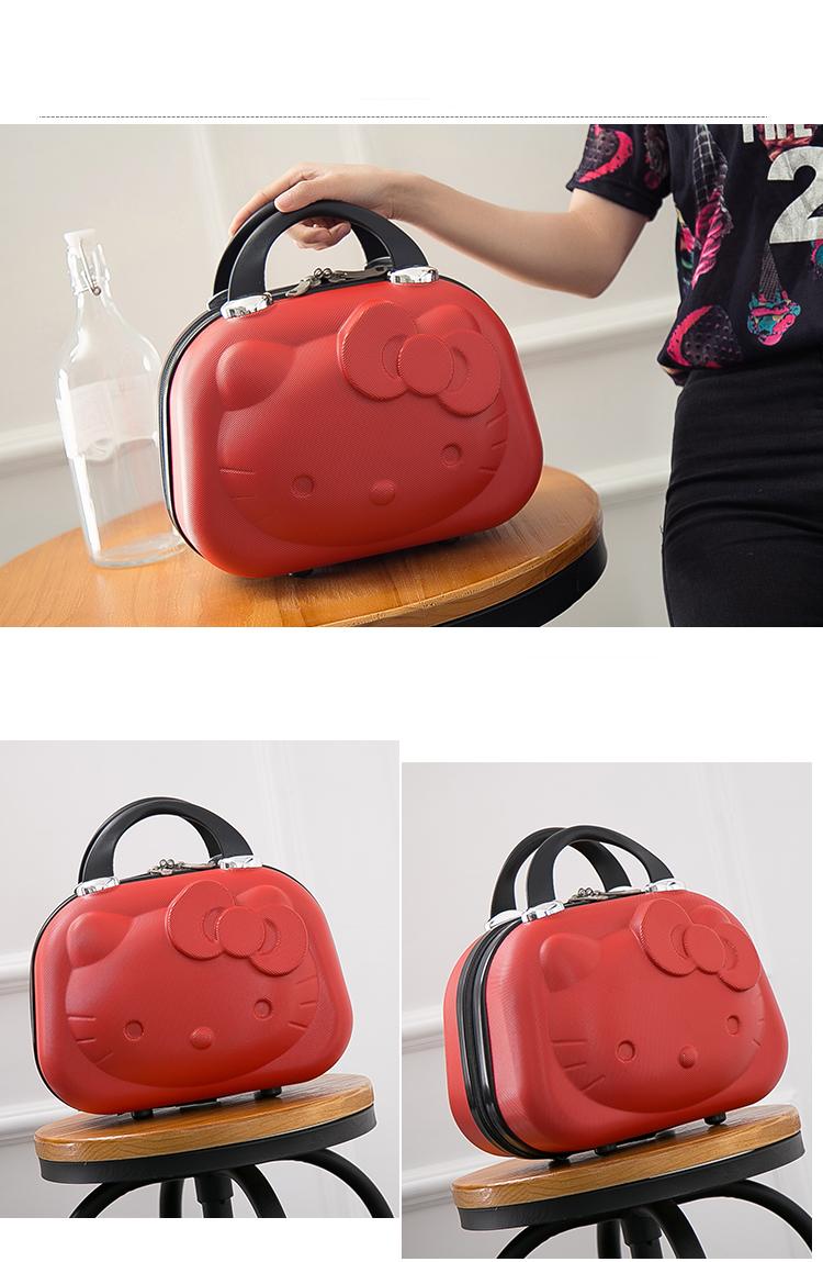 Cartoon Hello Kitty Makeup Cosmetic Case Box - KawaiiMerch.com