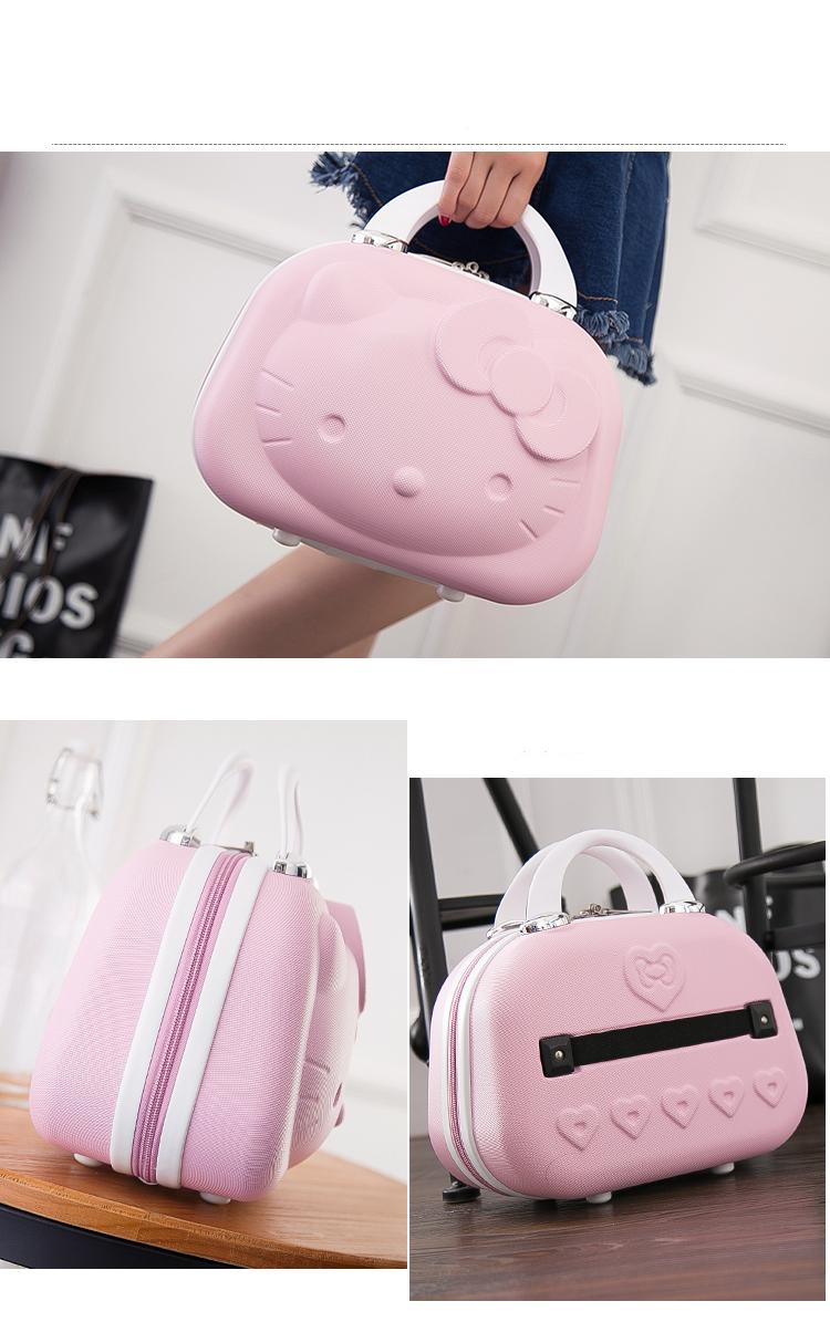 Cartoon Hello Kitty Makeup Cosmetic Case Box - KawaiiMerch.com