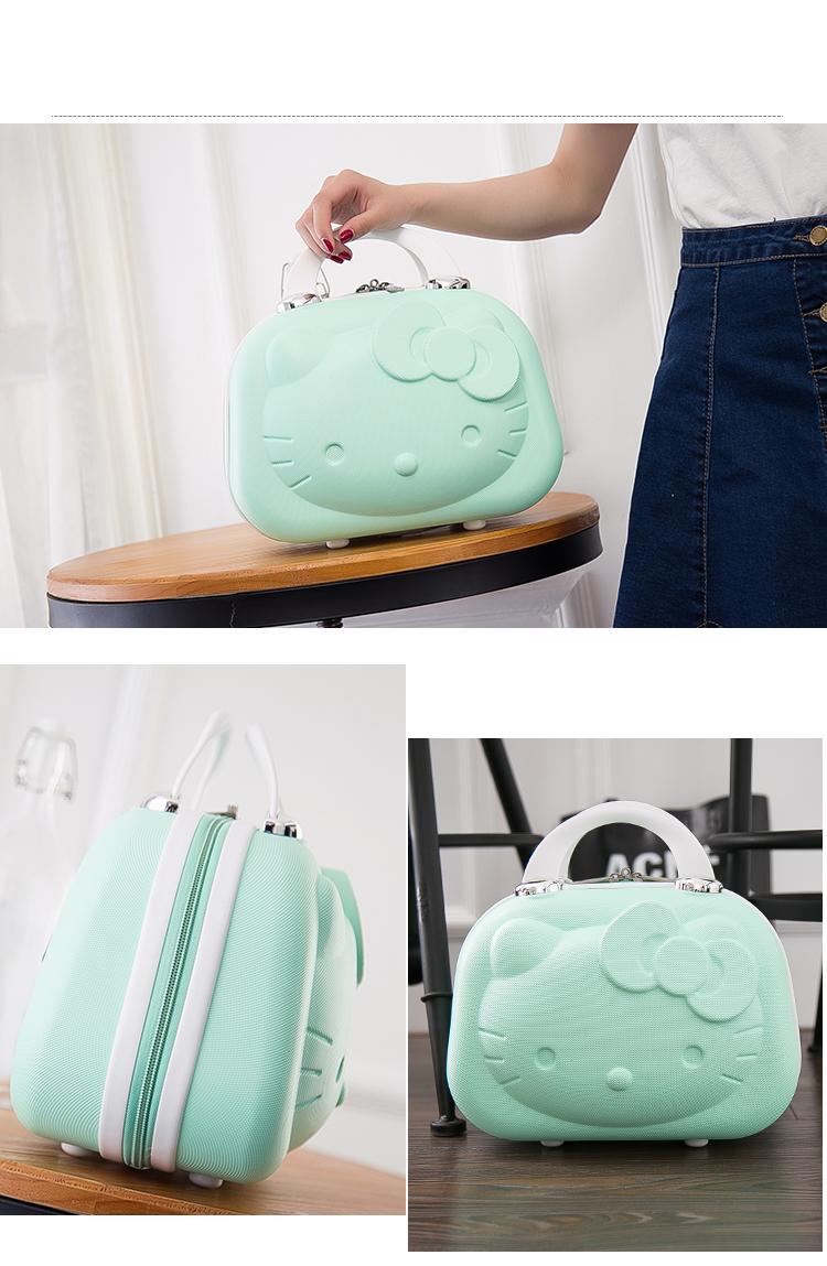 Cartoon Hello Kitty Makeup Cosmetic Case Box - KawaiiMerch.com