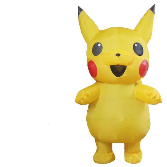 Inflatable Pikachu Costumes Halloween Cosplay Large Pokemon Mascot