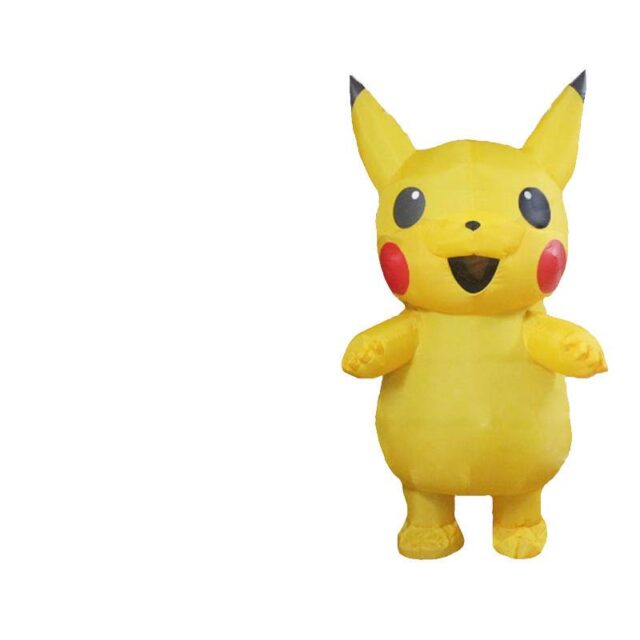 Inflatable Pikachu Costumes Halloween Cosplay Large Pokemon Mascot