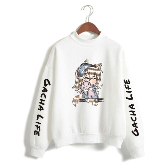 Gacha Life Turtleneck Pullover Sweatshirt For Women - KawaiiMerch.com