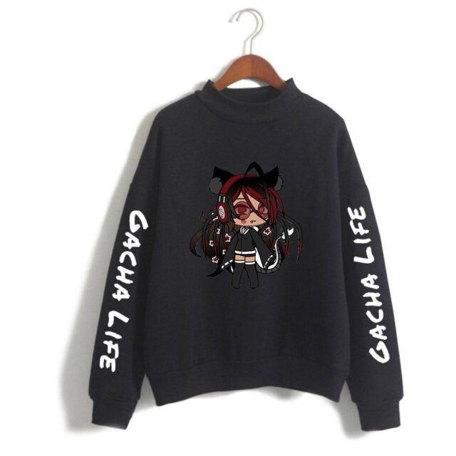Gacha Life Turtleneck Pullover Sweatshirt For Women - KawaiiMerch.com