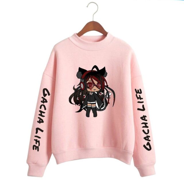 Gacha Life Turtleneck Pullover Sweatshirt For Women - KawaiiMerch.com