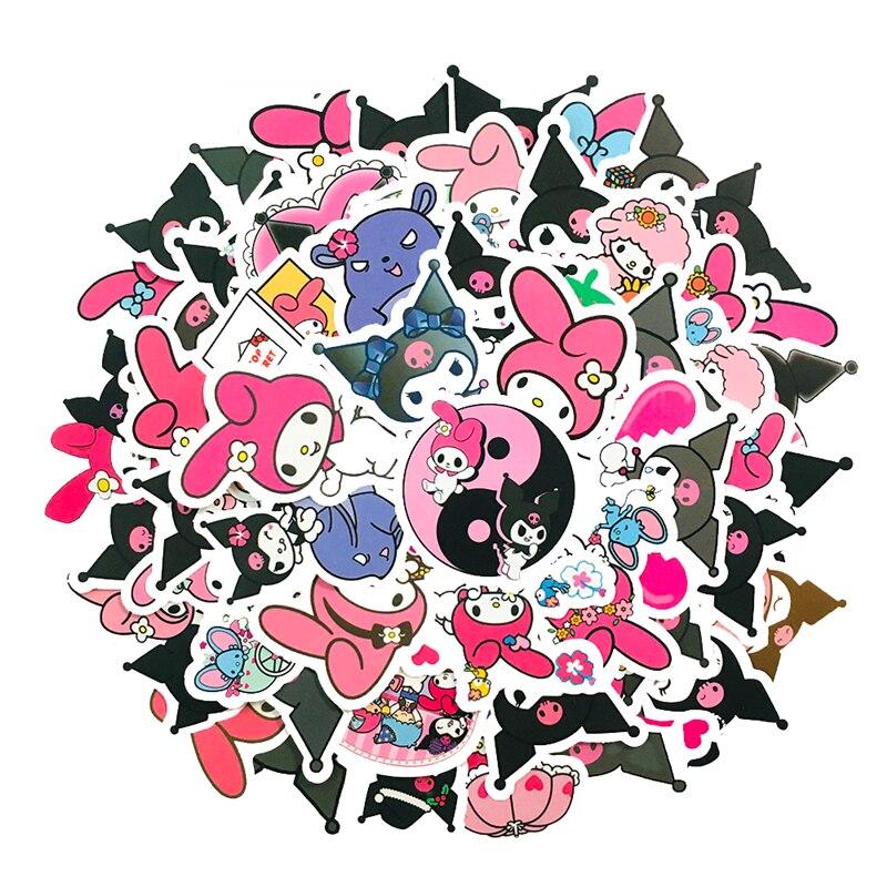 Kuromi Sanrio Melody Keroppi Waterproof Stickers - KawaiiMerch.com