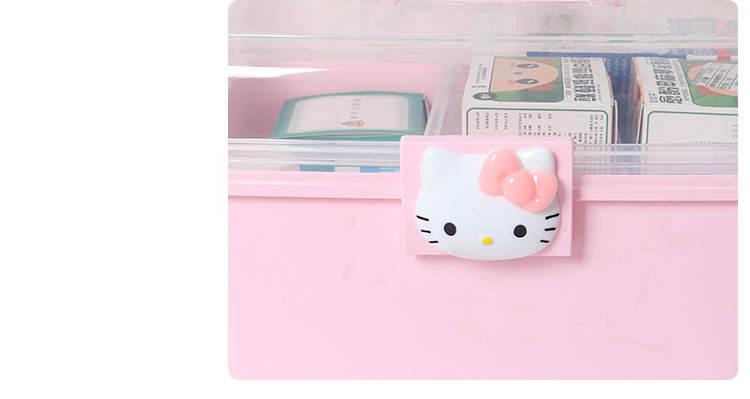 Hello Kitty Plastic Container Toy/ Jewelry/ Cosmetic/ Pill Storage Box ...