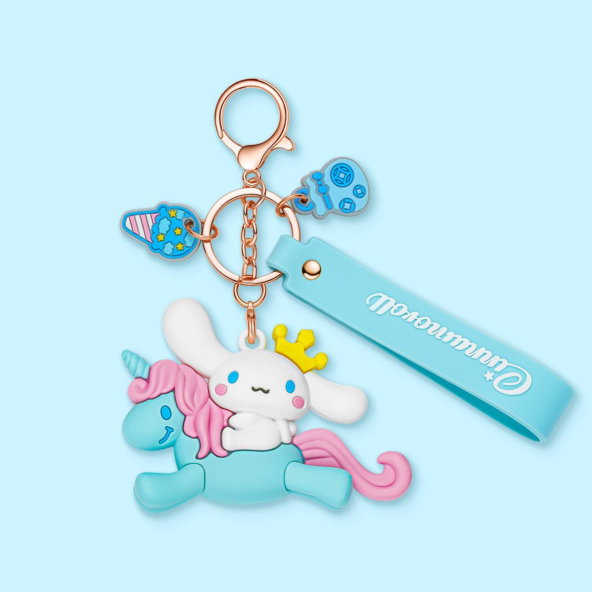 Pastel Cinnamoroll My Melody Hello Kitty Little Twin Stars Keychain ...