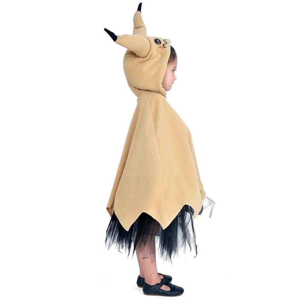 Mimikyu Pokemon Cartoon Anime Cosplay Costume Pajama Cloak - Kids Size ...