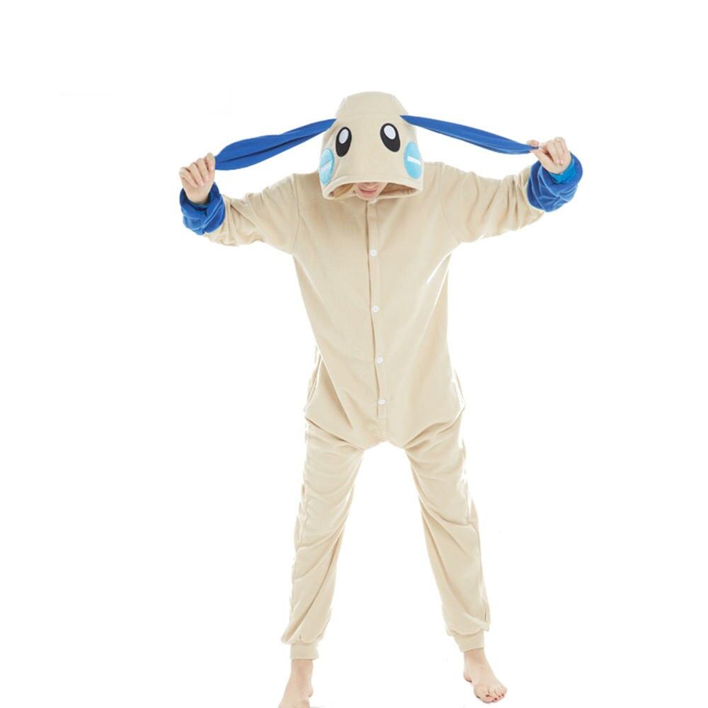 Minun Pokemon Onesie Kigurumi Cosplay Costume Pajama For Adults ...