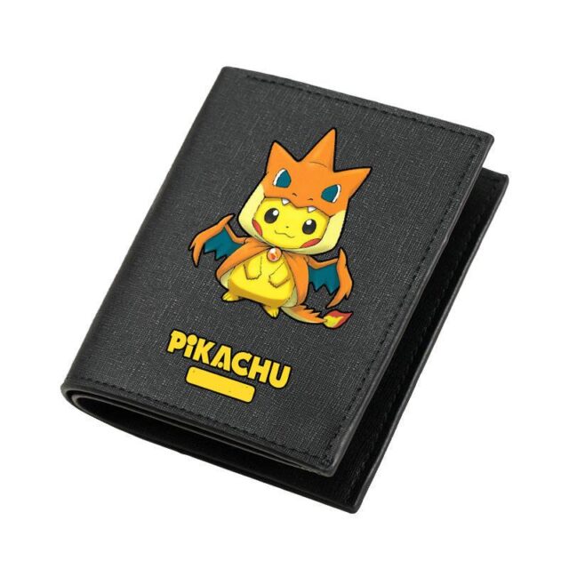 Cartoon Pokemon Pikachu Charizard Kawaii Wallet - KawaiiMerch.com
