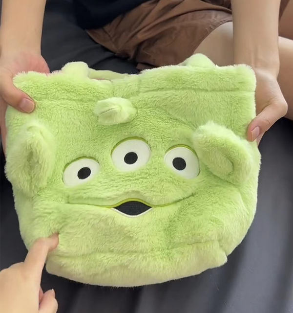 Cartoon Toy Story Alien Kawaii Handbag - KawaiiMerch.com
