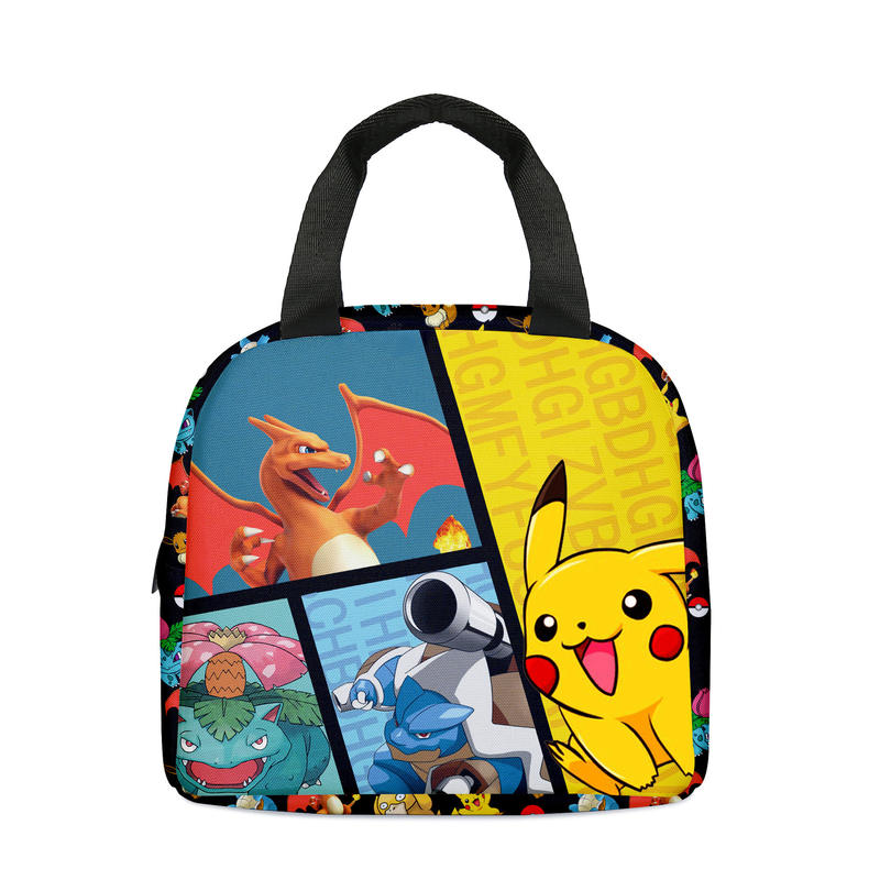 Kawaii Cartoon Pokemon Pikachu Lunch Bag - KawaiiMerch.com