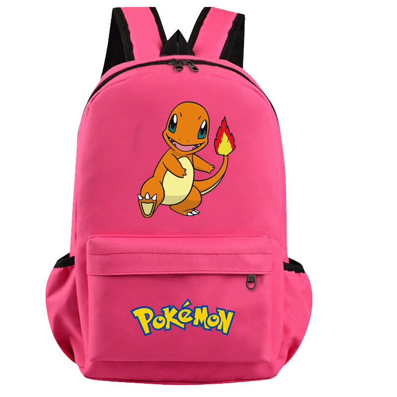 Kawaii Cartoon Pokemon Charmander Adventure Student Backpack ...