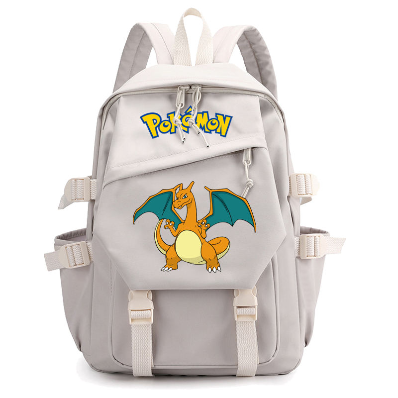 Kawaii Cartoon Pokemon Charizard Waterproof Backpack - KawaiiMerch.com