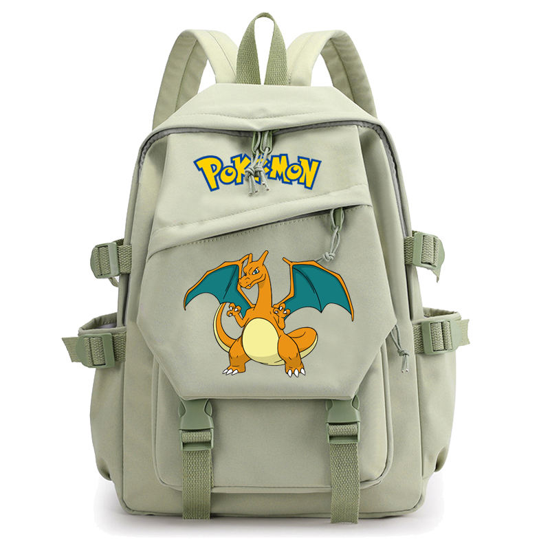 Kawaii Cartoon Pokemon Charizard Waterproof Backpack - KawaiiMerch.com