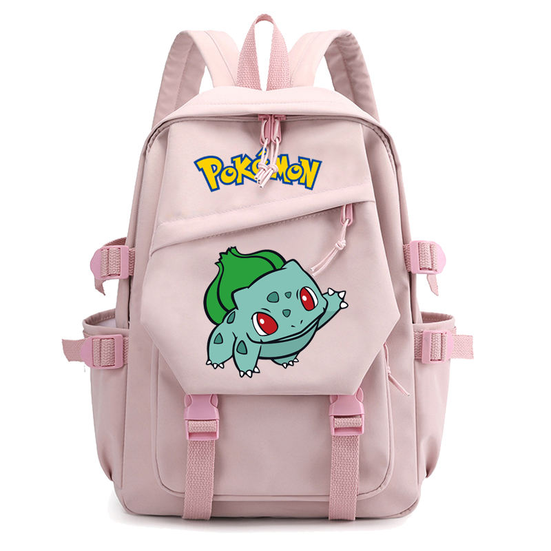 Kawaii Cartoon Pokemon Bulbasaur Waterproof Backpack - KawaiiMerch.com