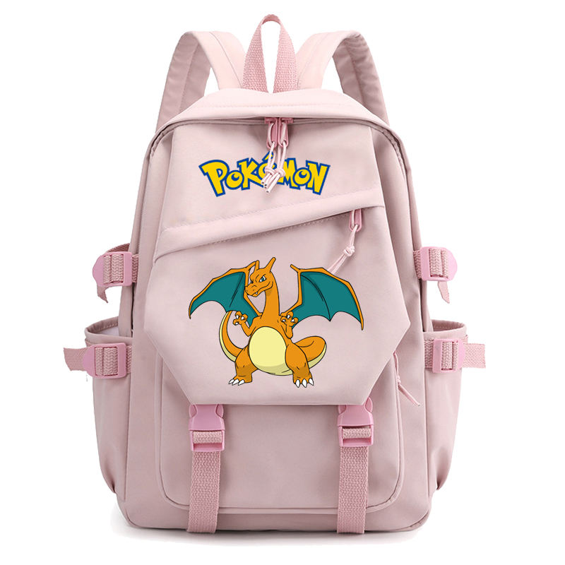 Kawaii Cartoon Pokemon Charizard Waterproof Backpack - KawaiiMerch.com
