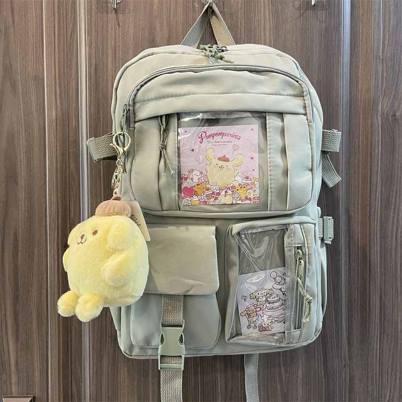 PomPom Purin Cartoon Kawaii Backpack - KawaiiMerch.com
