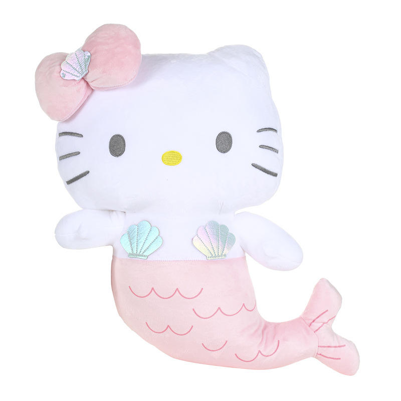 Kawaii Cartoon Hello Kitty Mermaid Plush Toy - KawaiiMerch.com
