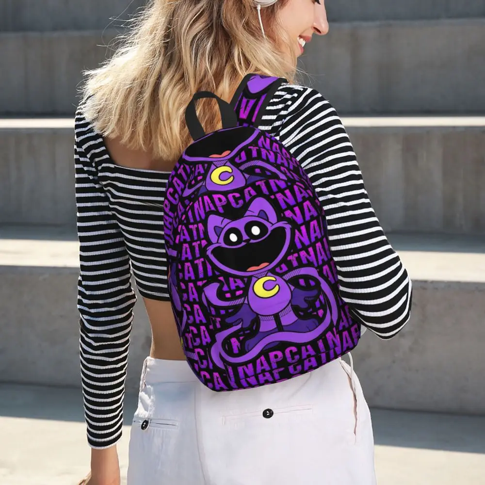 Kawaii Cartoon Smiling Critters Catnap Backpack - KawaiiMerch.com
