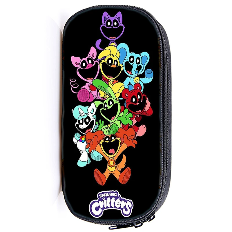 Cartoon Kawaii Smiling Critters Pencil Box - KawaiiMerch.com