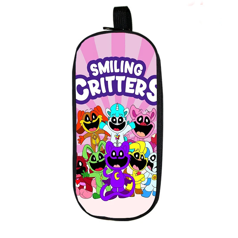 Kawaii Cartoon Smiling Critters Pencil Box - KawaiiMerch.com