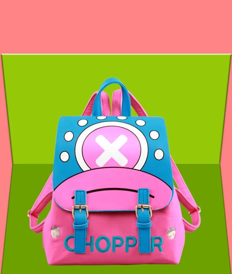 Kawaii Cartoon Tony Tony Chopper Backpack - KawaiiMerch.com
