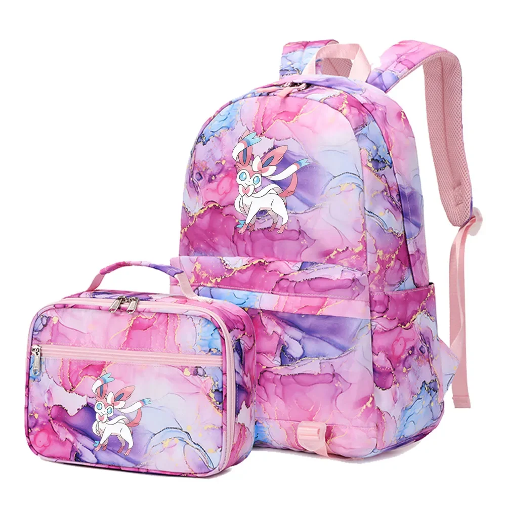 Kawaii Pokemon Sylveon Backpack And Lunch Bag - KawaiiMerch.com