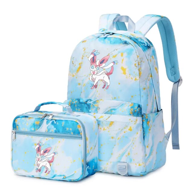 Kawaii Pokemon Sylveon Backpack And Lunch Bag - KawaiiMerch.com