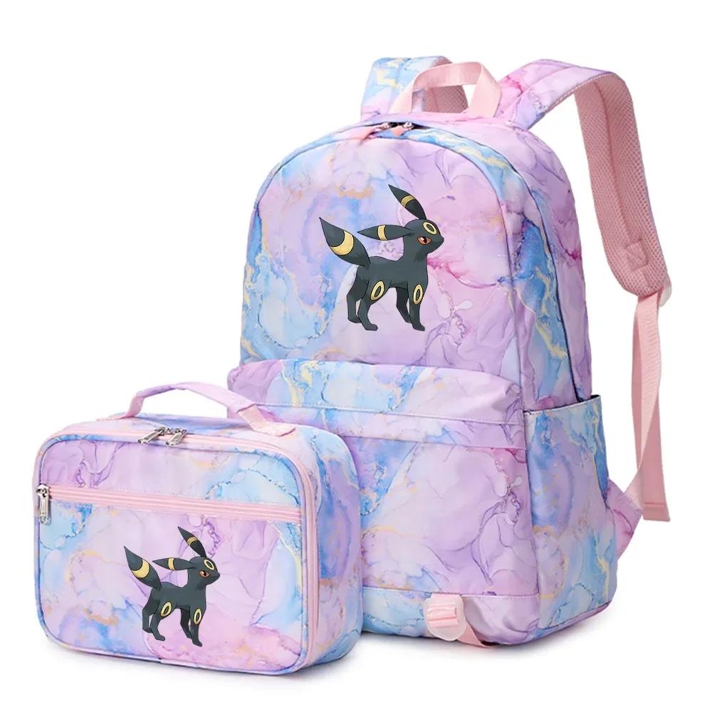 Kawaii Pokemon Umbreon Backpack And Lunch Bag - KawaiiMerch.com