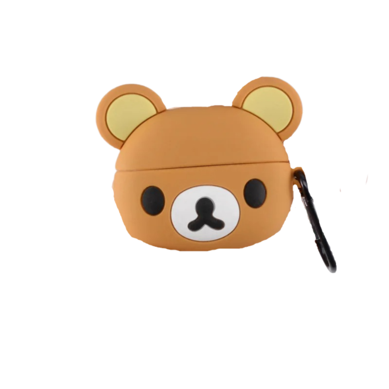 Kawaii Cartoon Rilakkuma Wireless Bluetooth Airpod Case - KawaiiMerch.com