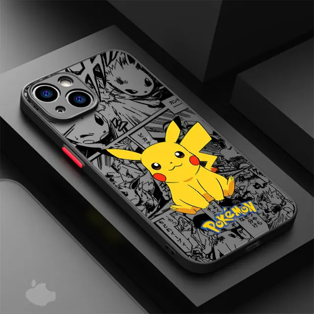 Kawaii Cartoon Pokemon Pikachu Apple iPhone Silicone Case - KawaiiMerch.com