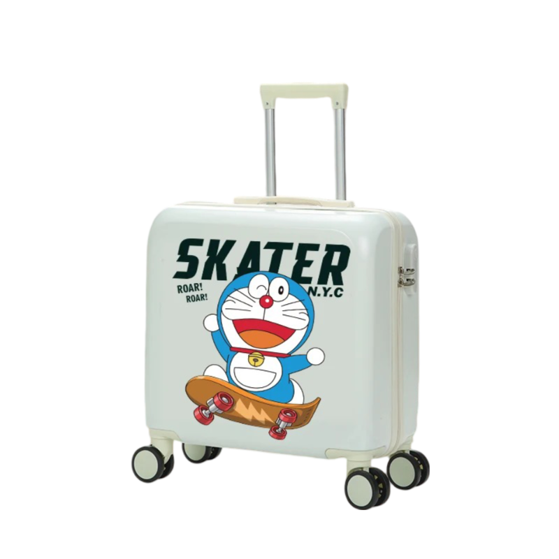 Kawaii Cartoon Doraemon Suitcase - KawaiiMerch.com