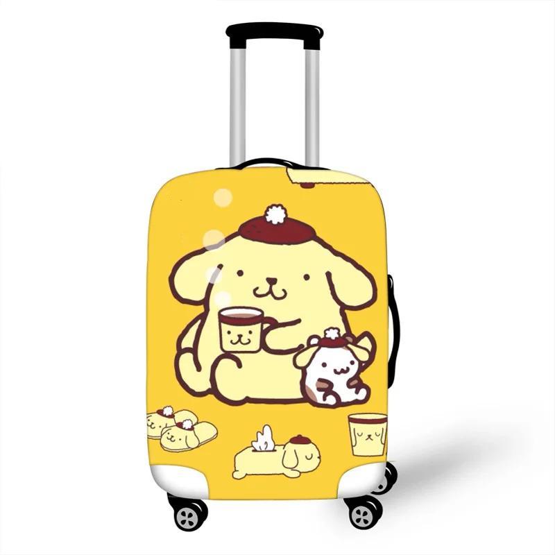 Kawaii Sanrio Cartoon Pompompurin Suitcase - KawaiiMerch.com