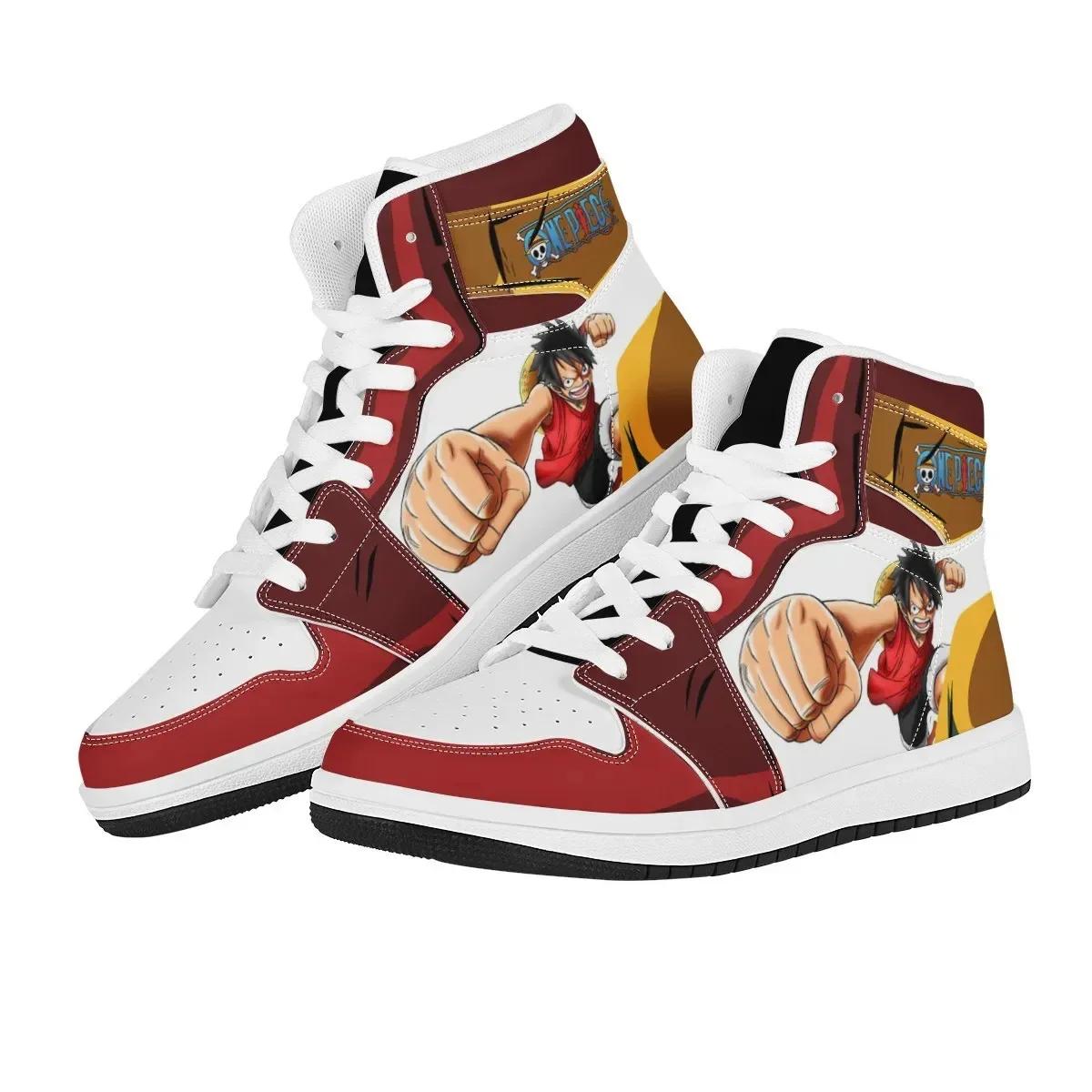 Kawaii Anime Monkey D. Luffy Shoes - KawaiiMerch.com