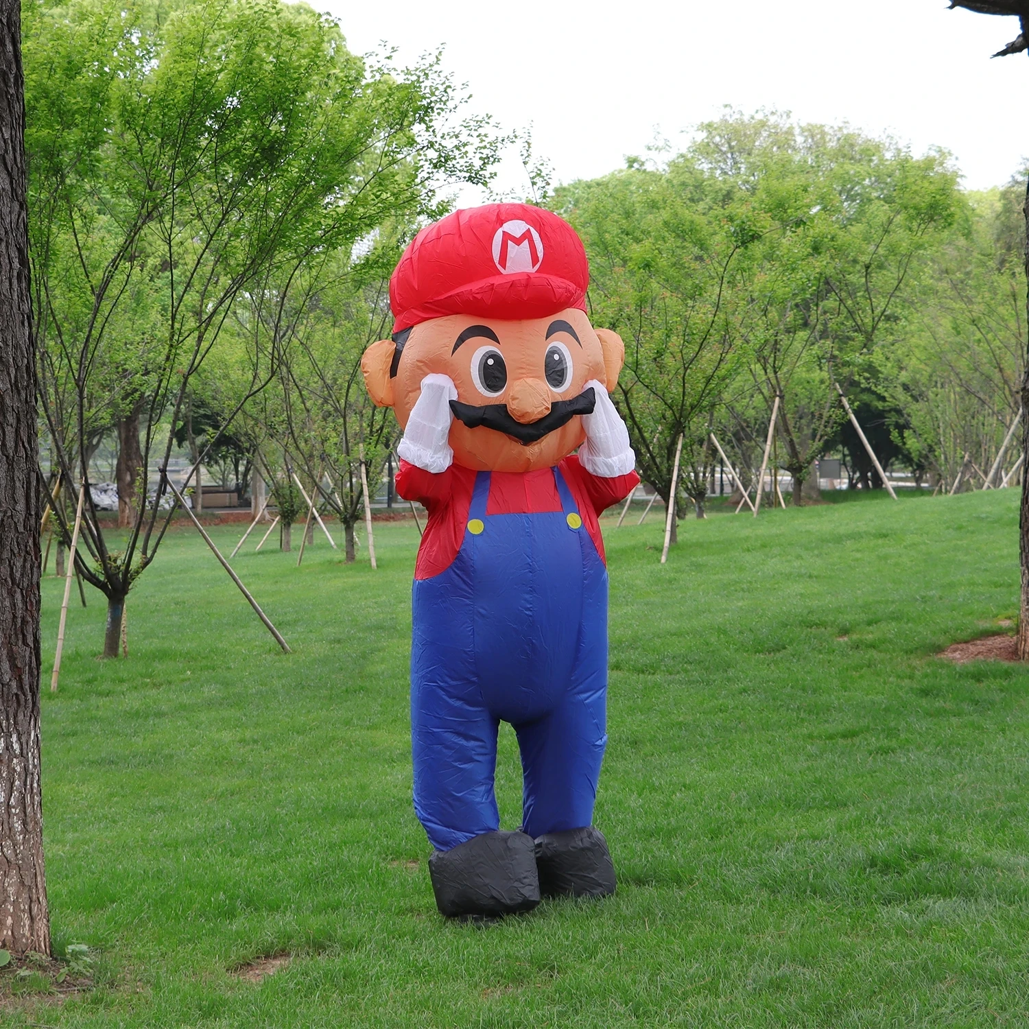 Kawaii Cartoon Super Mario Bros Inflatable Cosplay Costume ...