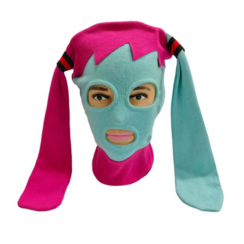 Anime Kawaii Hatsune Miku Wollen Yarn Mask - KawaiiMerch.com