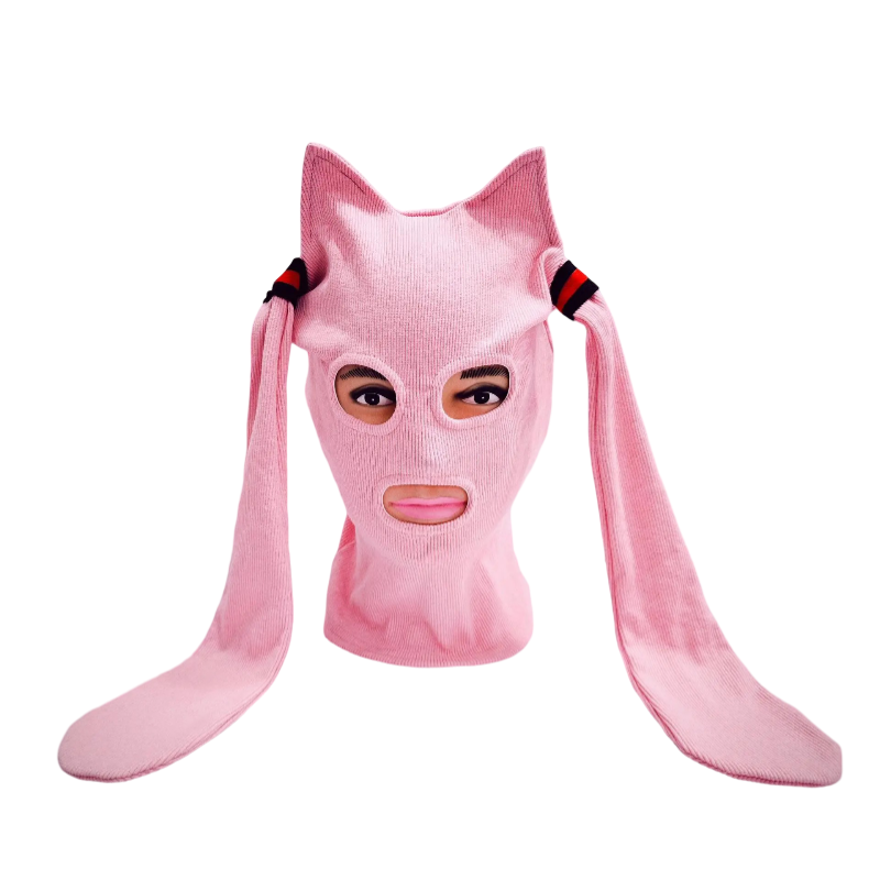 Anime Kawaii Hatsune Miku Wollen Yarn Mask - KawaiiMerch.com