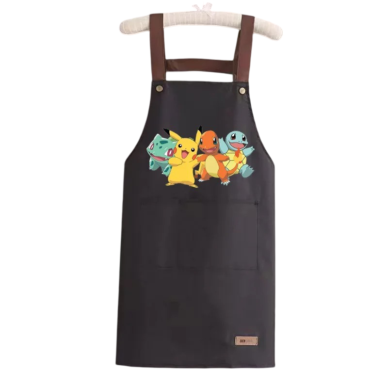 Pokemon Character Kawaii Waterproof And Oil Resistant Aprons ...