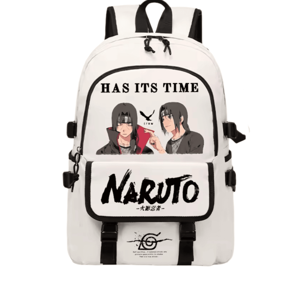 Anime Kawaii Naruto Itachi Uchiha And Sasuke Uchiha Backpack ...