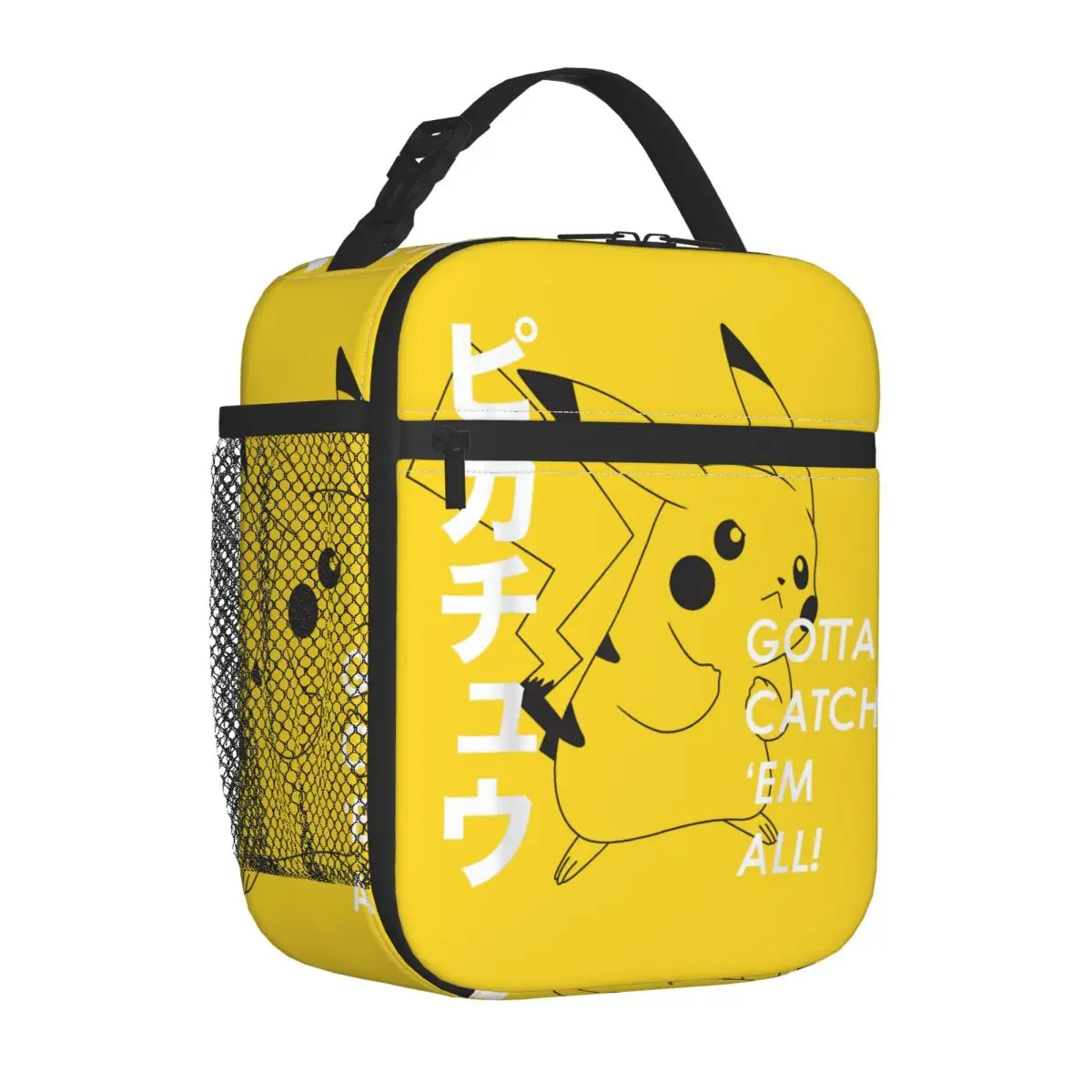 Anime Pokemon Pikachu Printed Kawaii Lunch Bag - KawaiiMerch.com